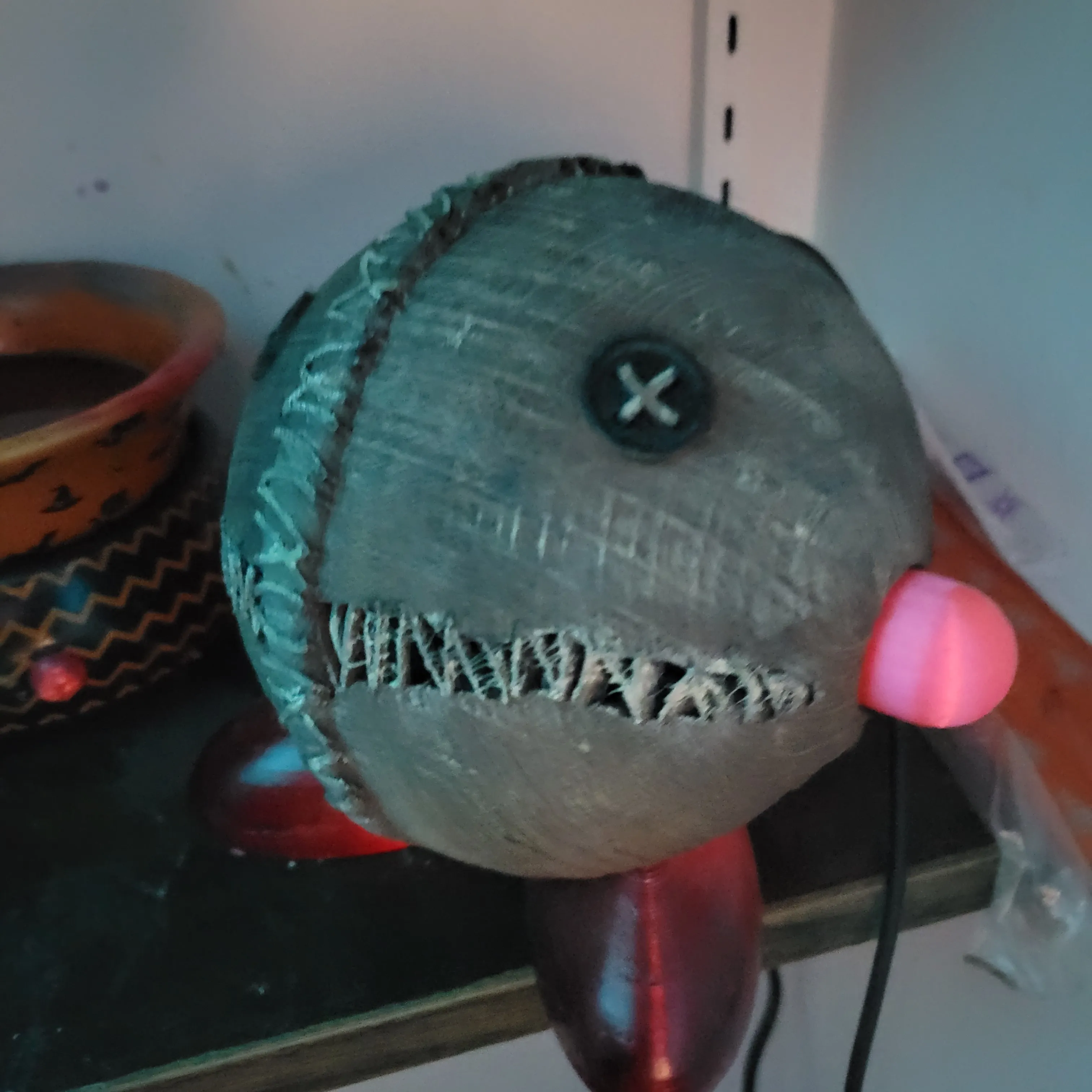 Other STL Download - Trick r' Treat Sam mask with Echo Dot Kirby ...