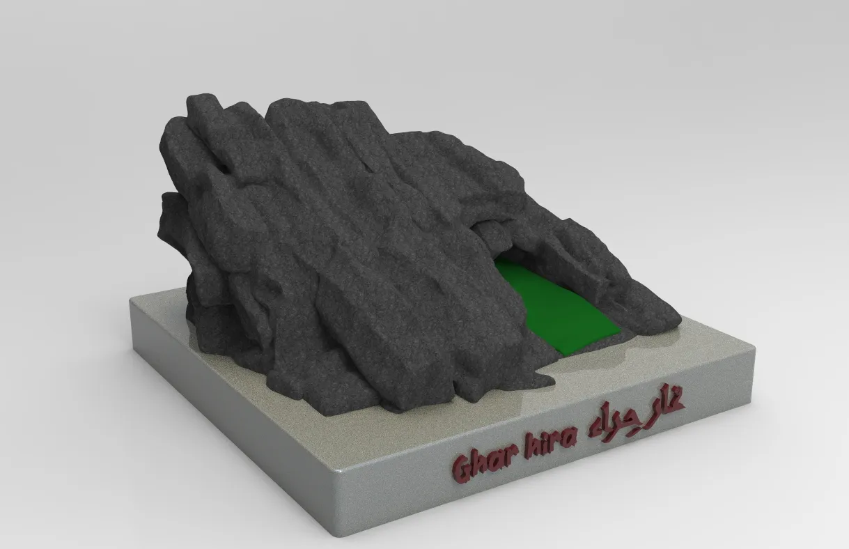 Other STL Download - 3D Design of Hira Cave - غار حراءby ARROW-STUDIO