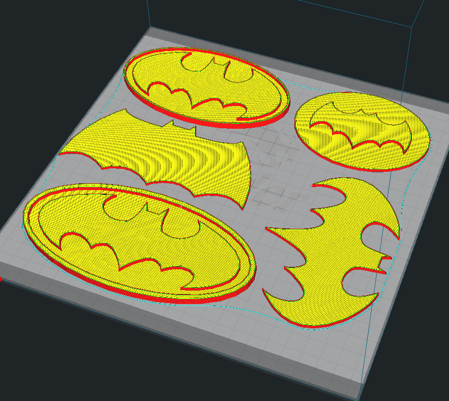 BATMAN LOGOS | 3D models download | Creality Cloud
