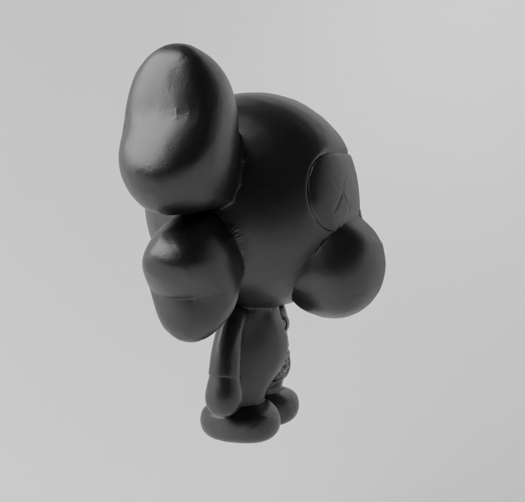 Kaws Bape Milo Dissected Art Toy Fan Art | 3D models download ...