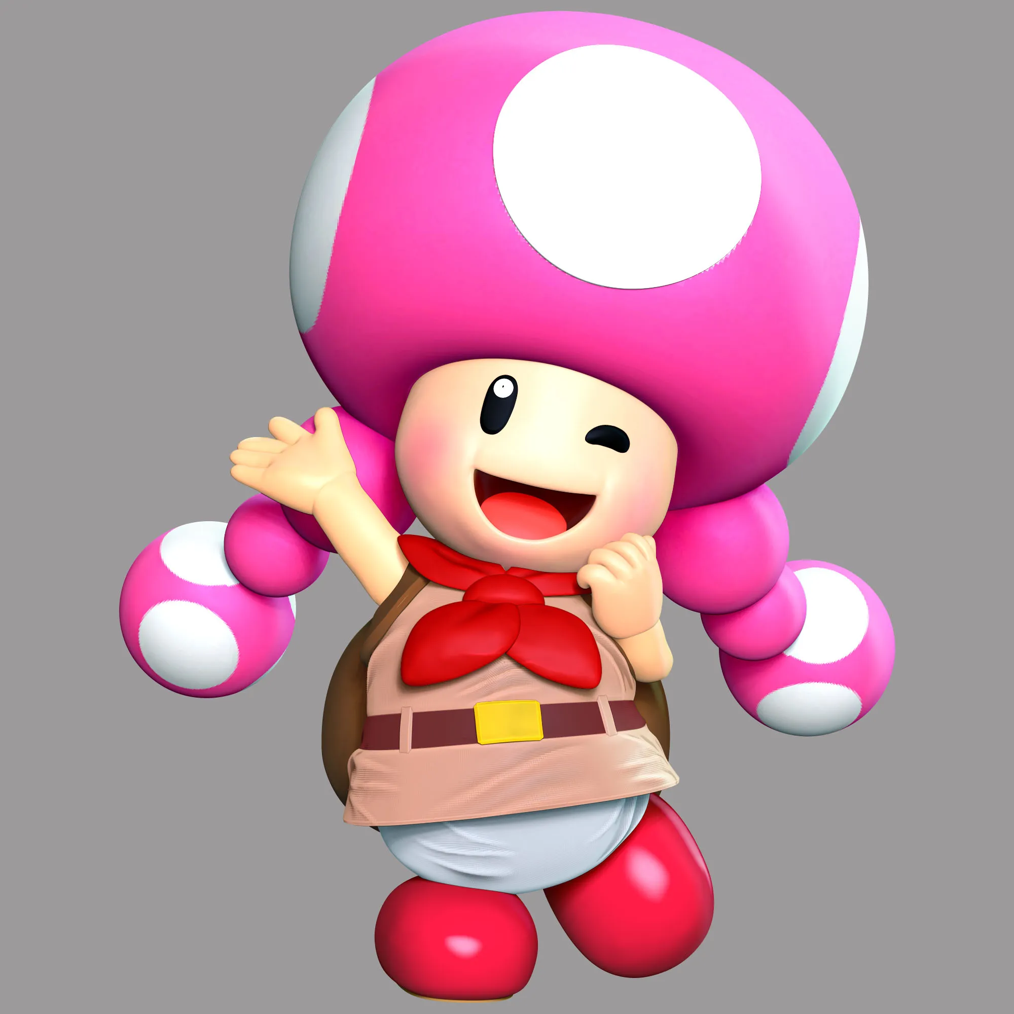 Characters & Creatures STL Download - Toadette - Marioby LoveModels