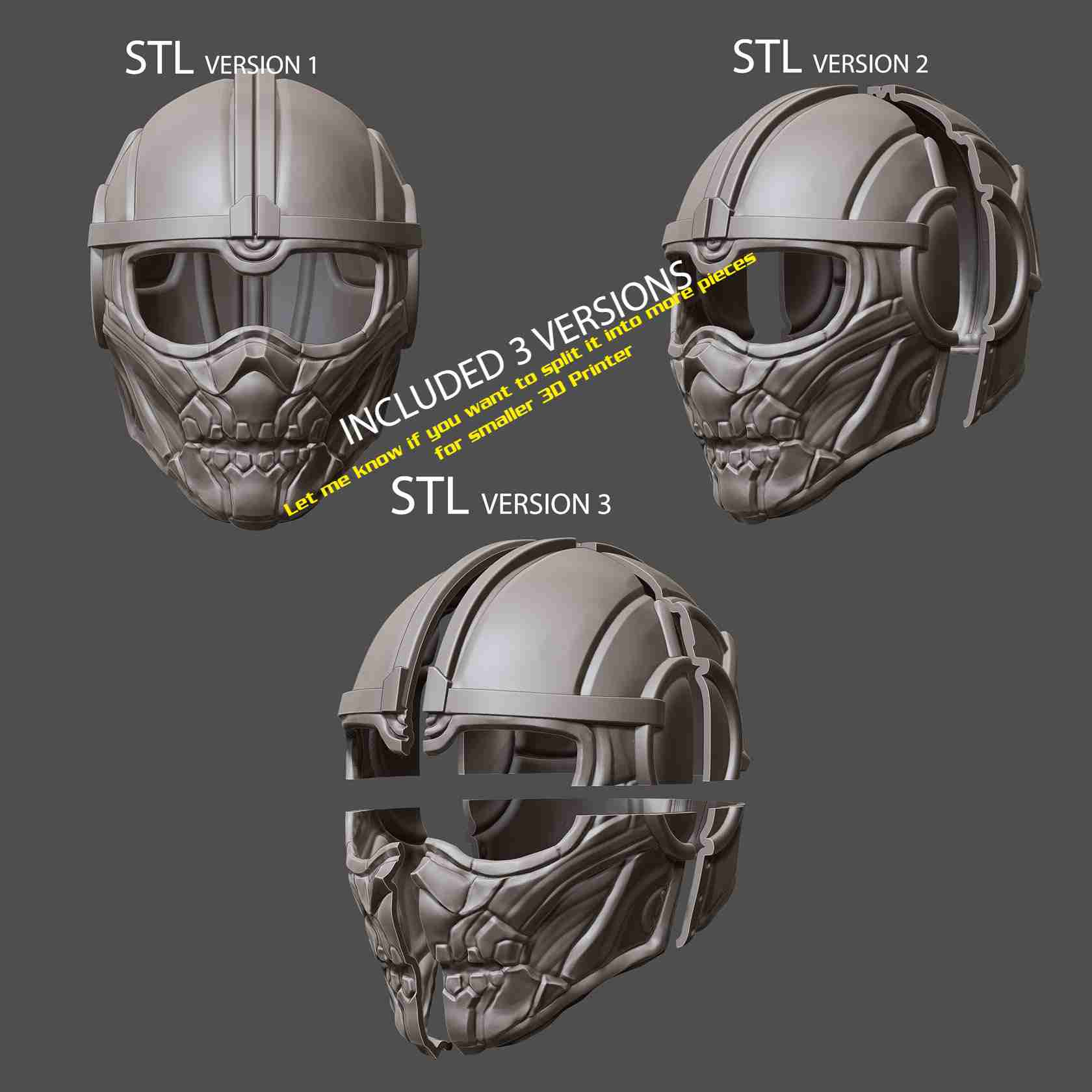 Taskmaster Helmet - Marvel Comic - Halloween Cosplay | 3D models ...