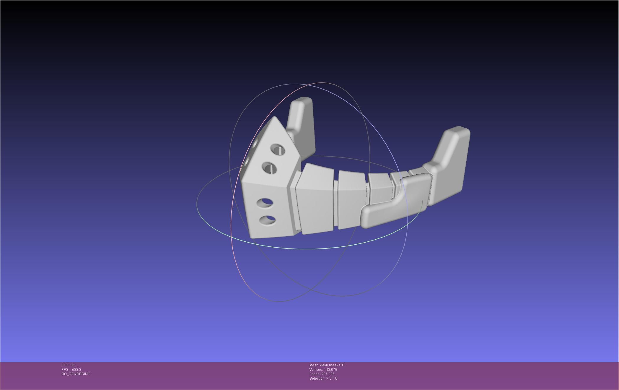 My Hero Academia Deku Mask | 3D models download | Creality Cloud