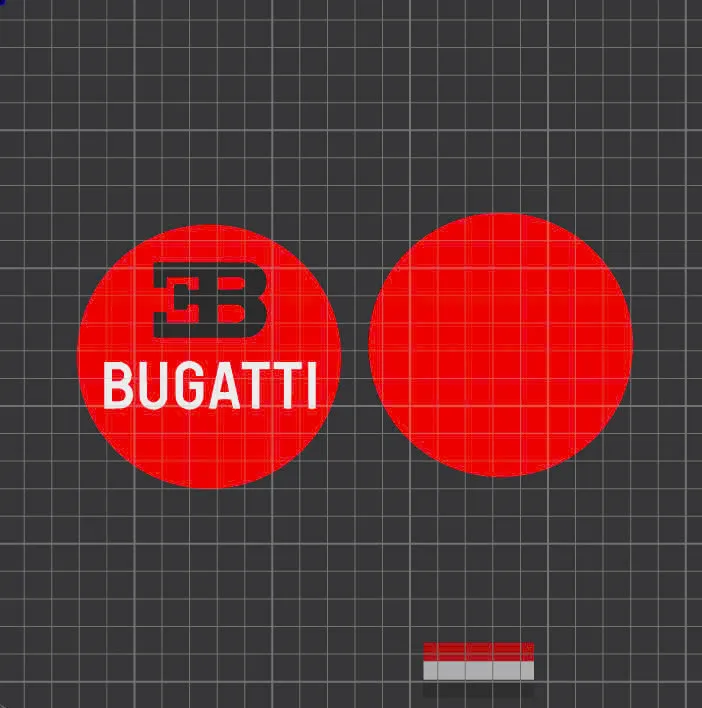 3D Printer Files | 3MF File | Coaster Bugatti | Creality Cloud