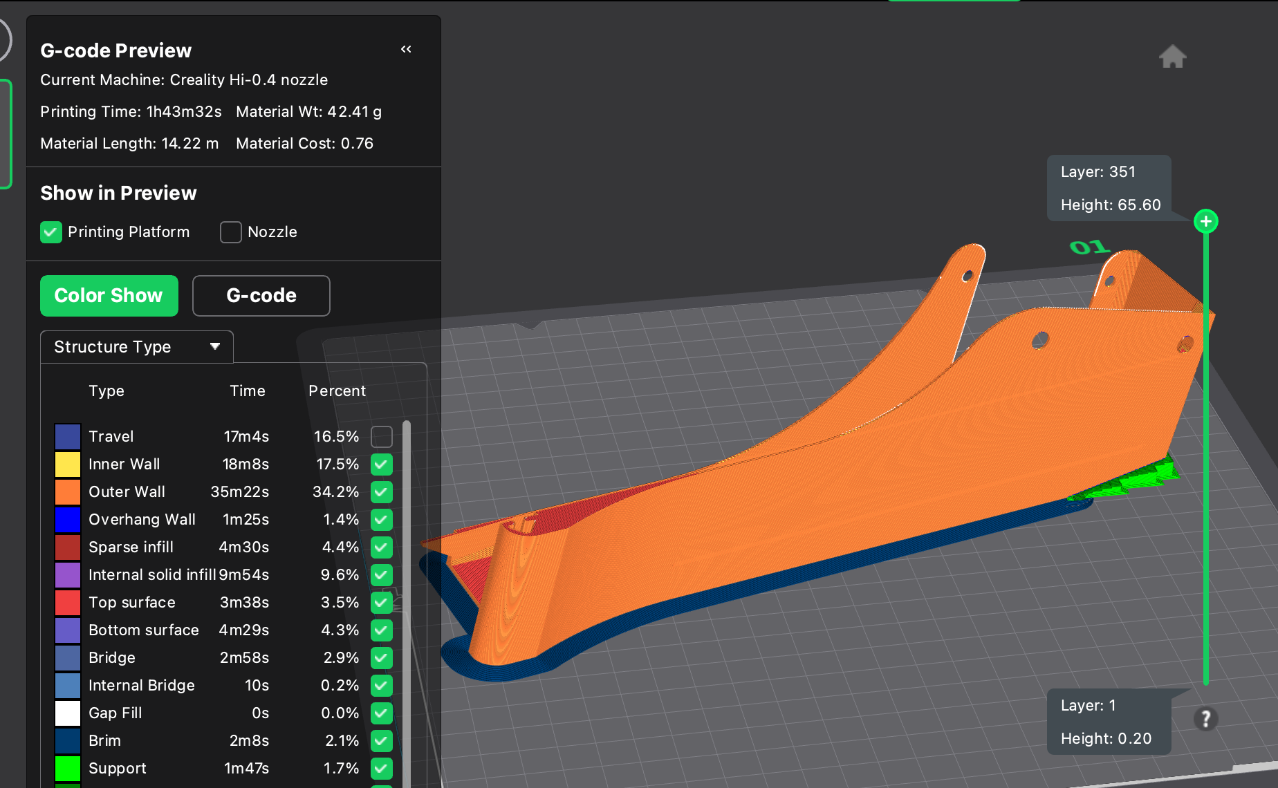 3D Printer Files | 3MF File | Sled and booger collector RIGHT side S1 Combo | Creality Cloud