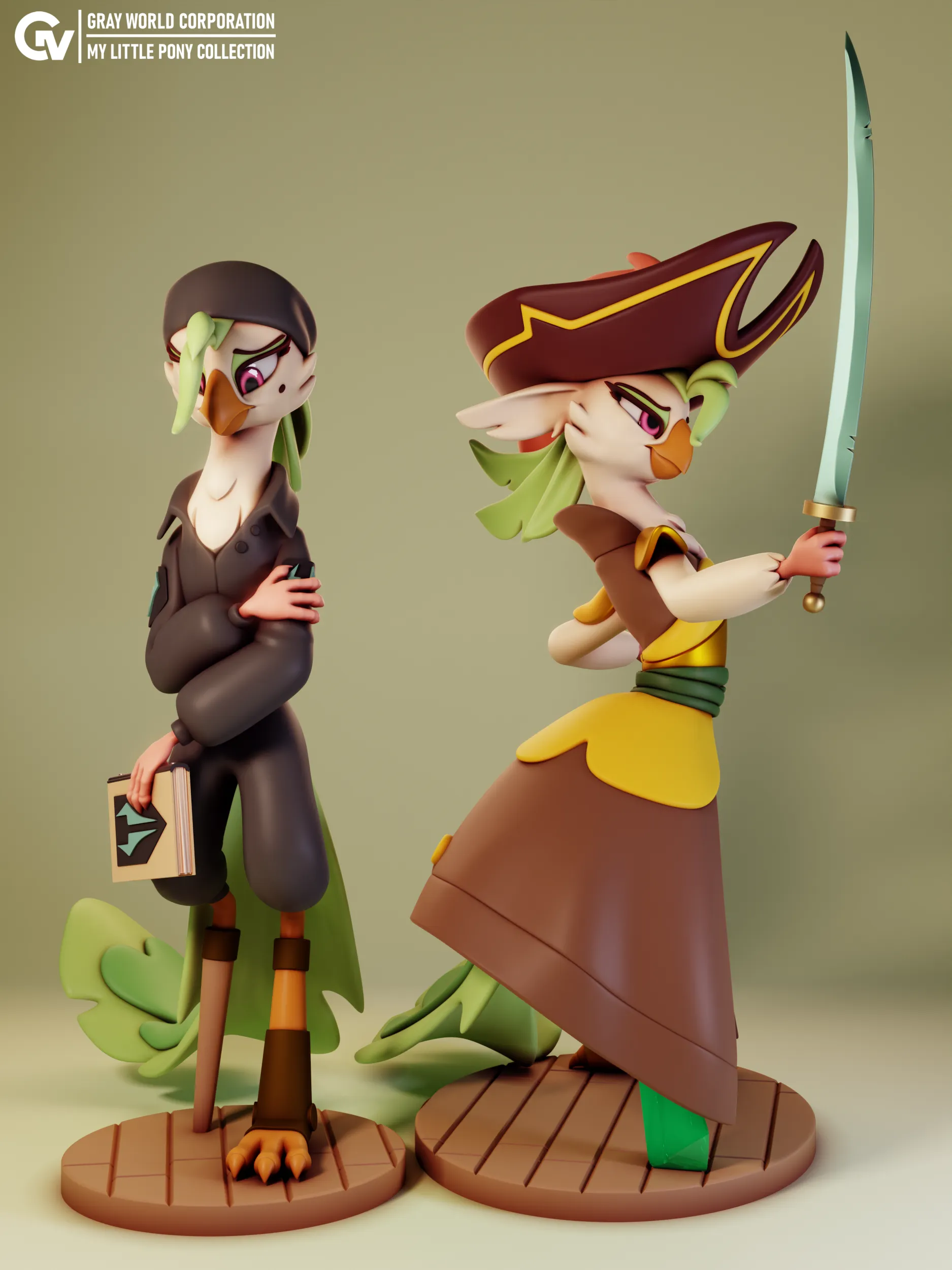 Characters & Creatures STL Download - Captain Celaeno | My Little ...