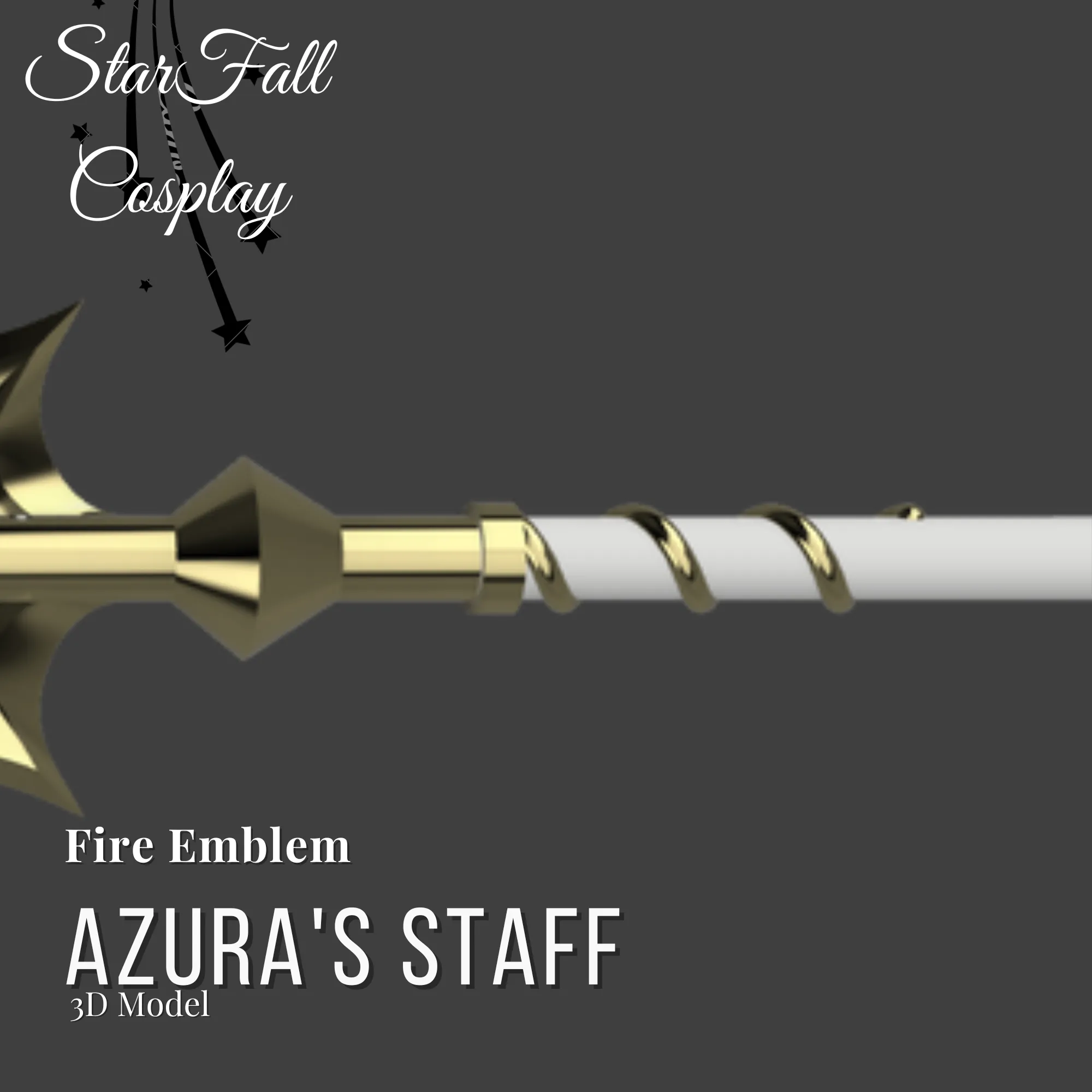 Azura Staff Fire Emblem | 3D models download | Creality Cloud