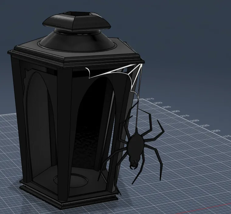 3D Printer Files | 3MF File | Creepy Halloween Candle Lamp | Creality Cloud