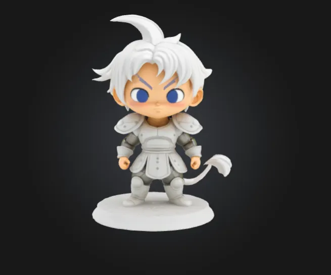 Characters & Creatures STL Download - Riven- silver knightby Xempiaaz