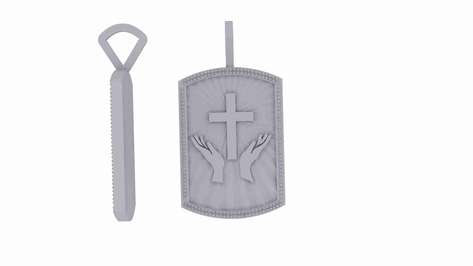 christian custom pendant | 3D models download | Creality Cloud