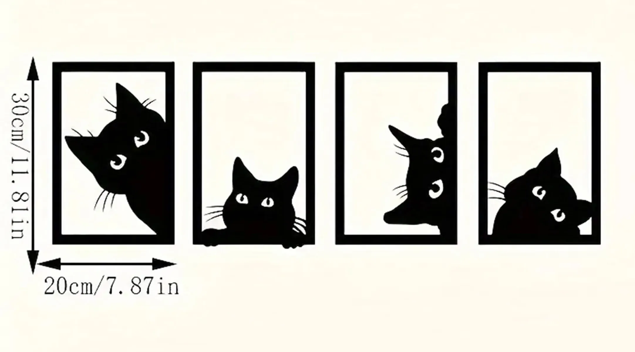 3D Printer Files | 3MF File | Nosy Cats - Wall decor | Creality Cloud