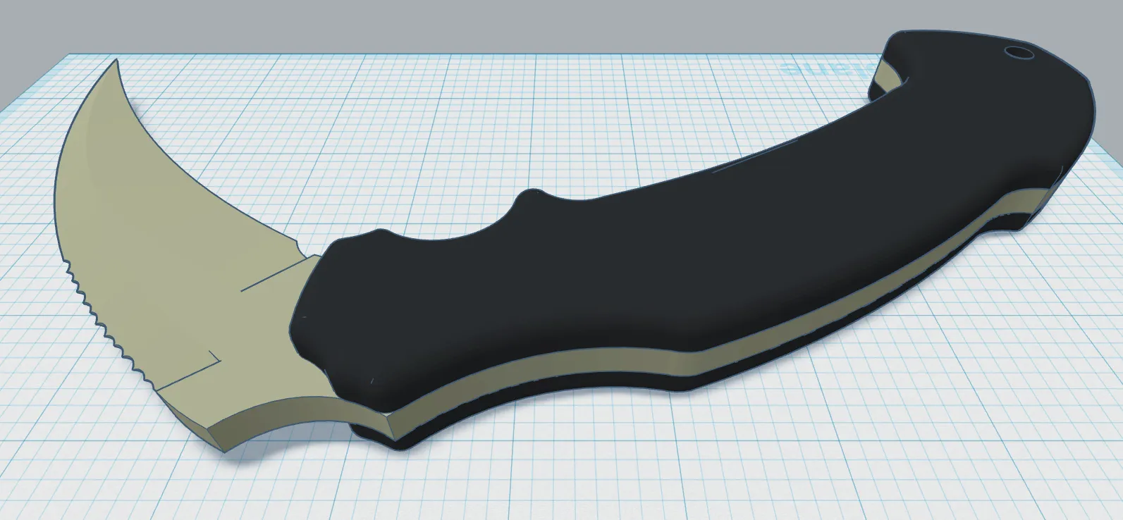 Free Board Games & Card Games STL Download - BK Knife 5by Cyberbeast