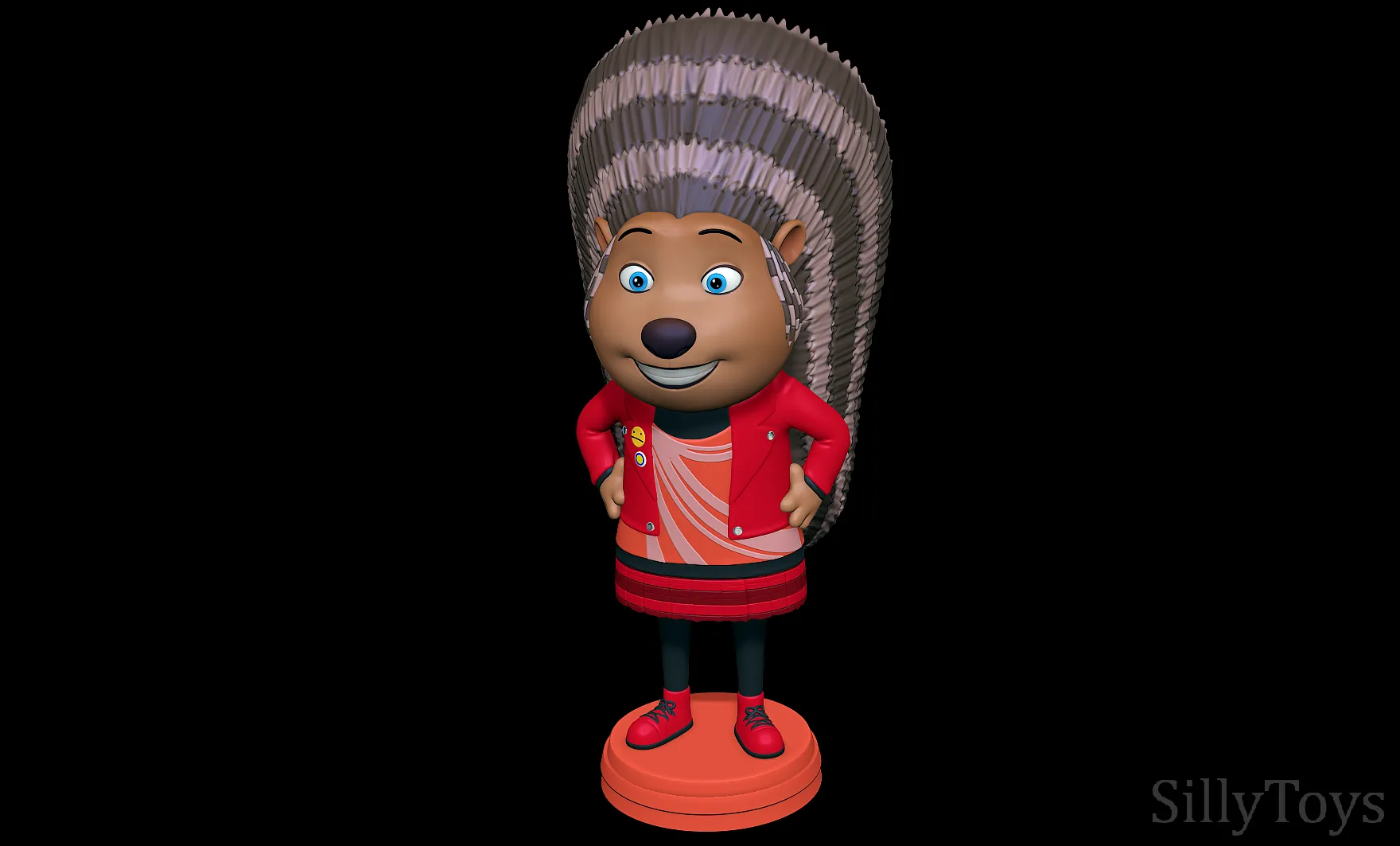 Characters & Creatures STL Download - Ash - Sing 2by SillyToys