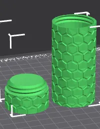 contenedor hexagonal | 3D models download | Creality Cloud