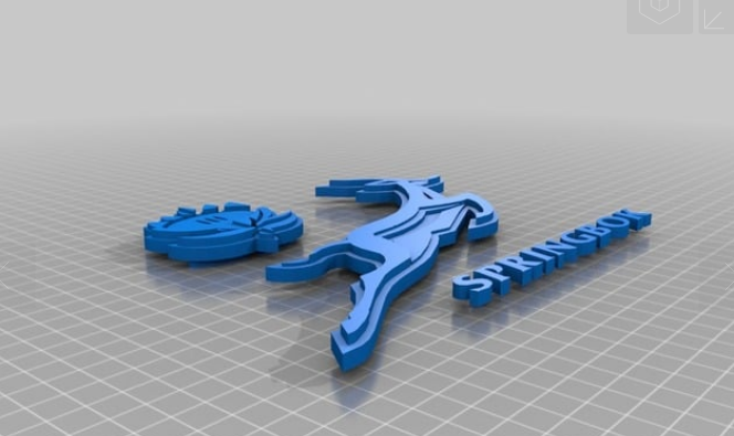 Springbok logo 2023 RWC | 3D models download | Creality Cloud