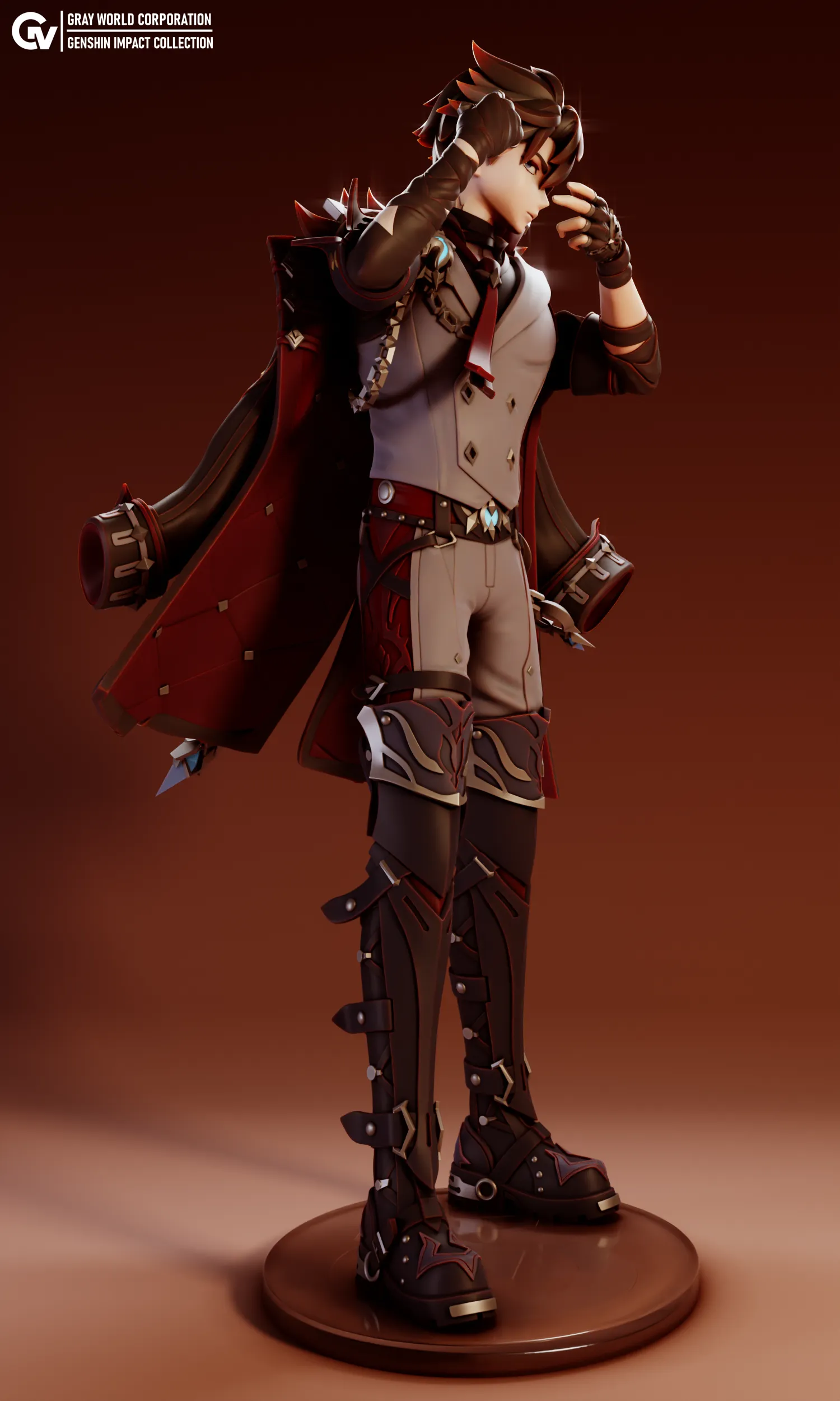 Characters & Creatures STL Download - Wriothesley | Genshin Impactby ...