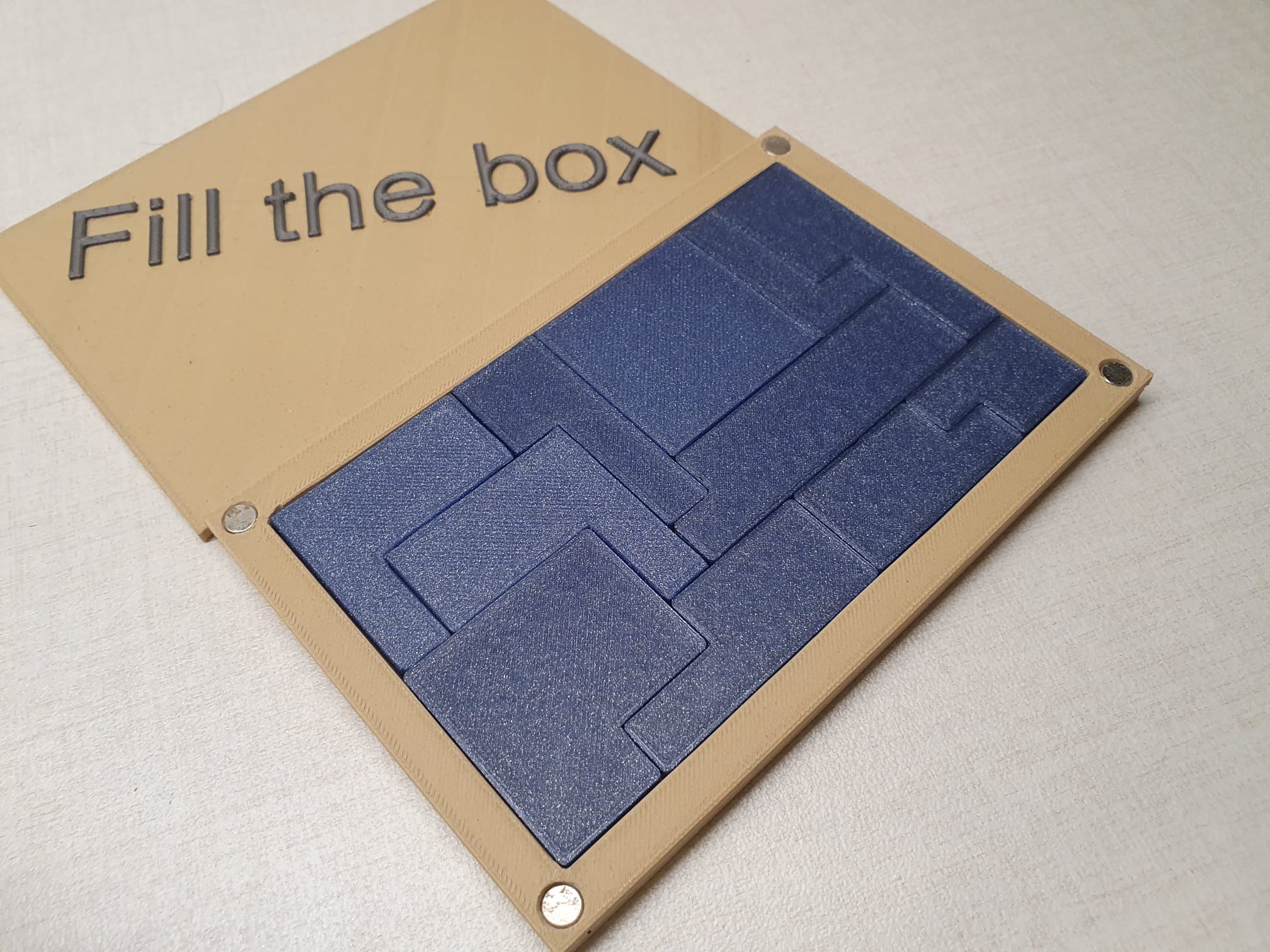 Fill the box puzzle | 3D models download | Creality Cloud