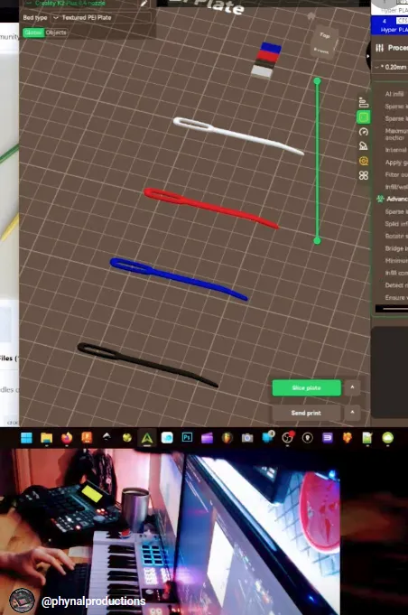 3D Printer Files | 3MF File | Plastic Crochet / Knitting Needles | Creality Cloud