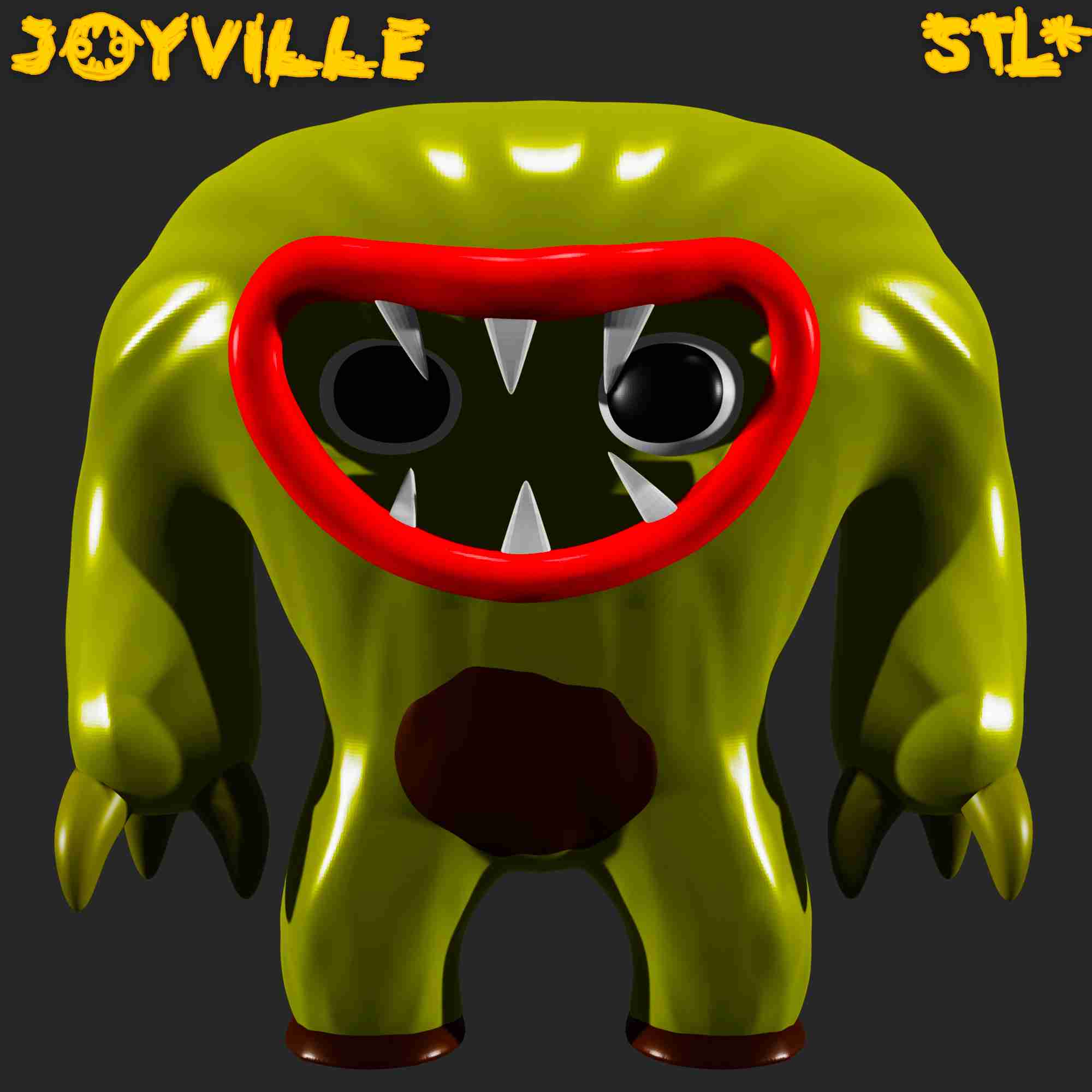 WOOLY BULLY FROM JOYVILLIE | 3D FAN ART | JOY VILLIE | 3D models ...