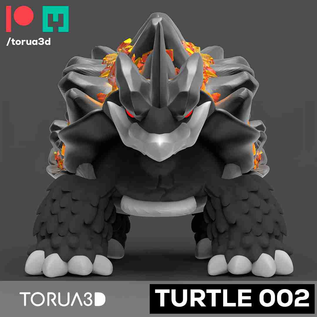 Articulated Turtle 002 STL file for 3D printing | 3D models download ...