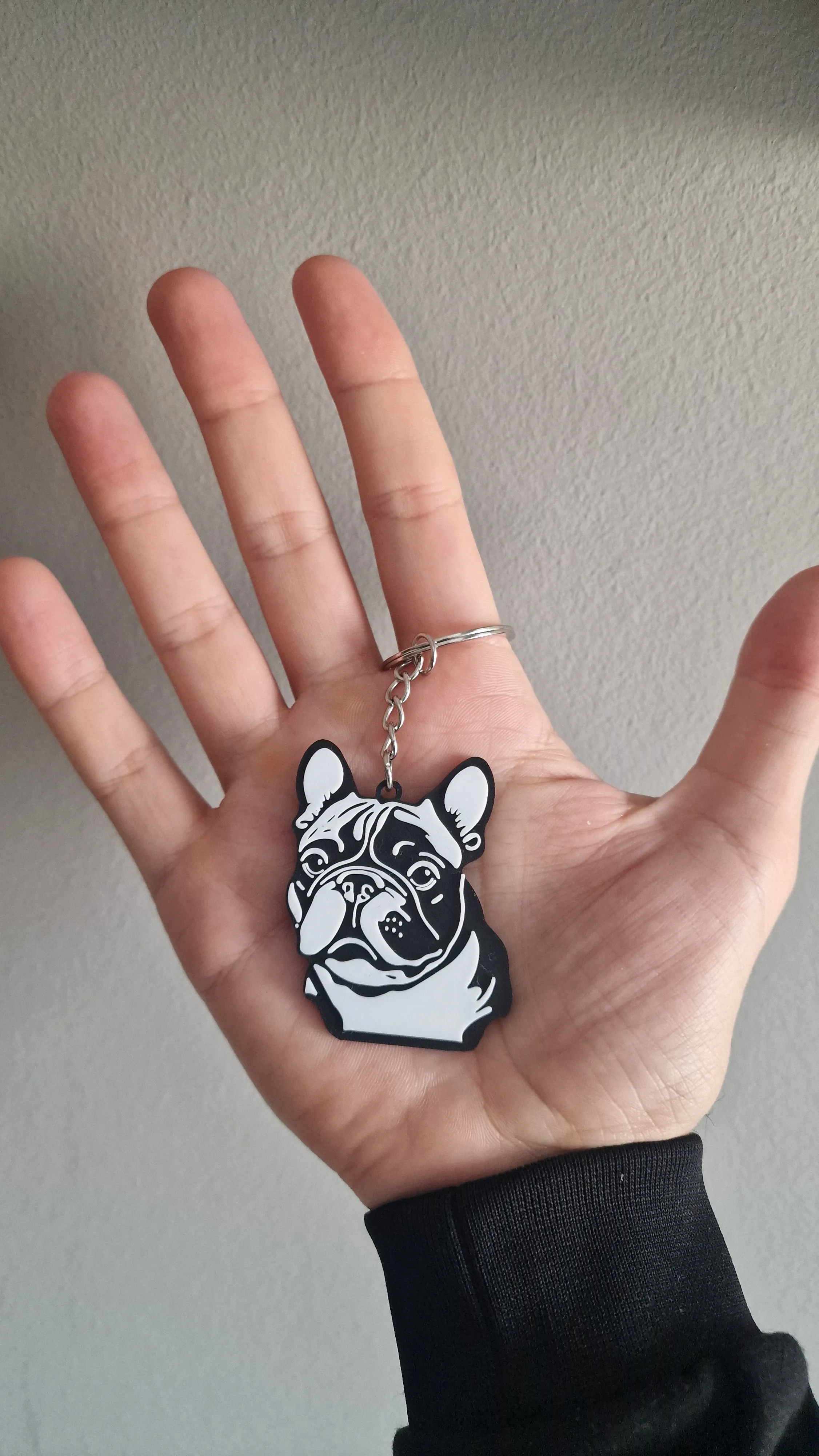 Jewelry & Accessories STL Download - Llavero French Bulldogby Cruz Luck 3d
