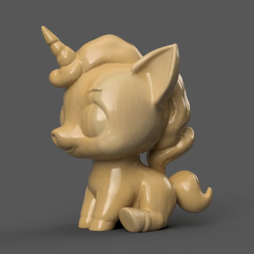 Other STL Download - Cute Baby Unicorn 3D Print STL – Adorable Decor ...