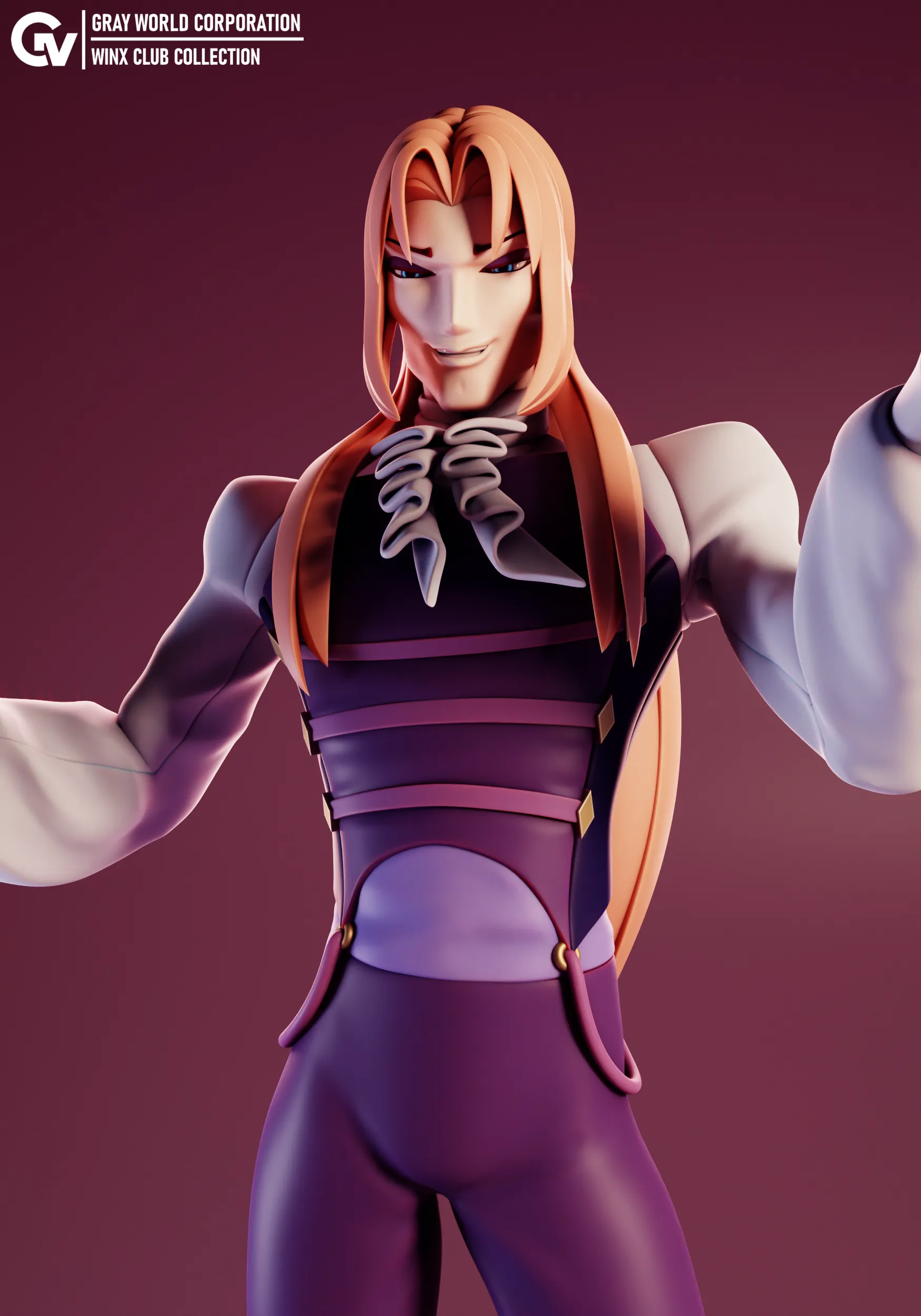 Characters & Creatures STL Download - Valtor 2 | Winx Clubby Gray World ...