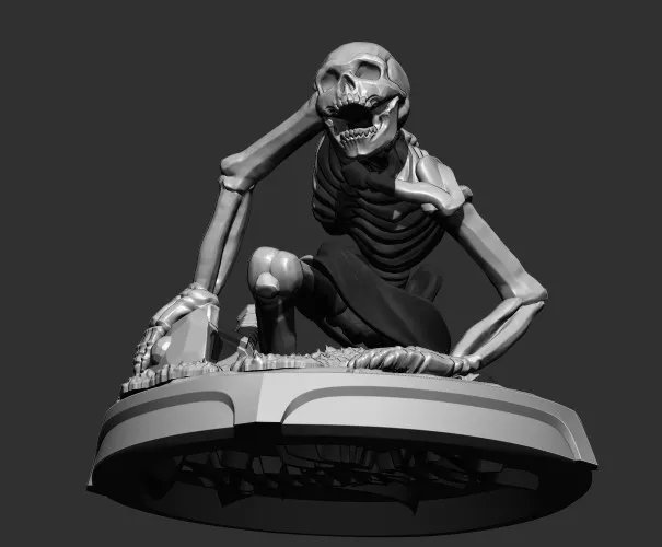Characters & Creatures STL Download - Skeleton 3by Dragun Studios
