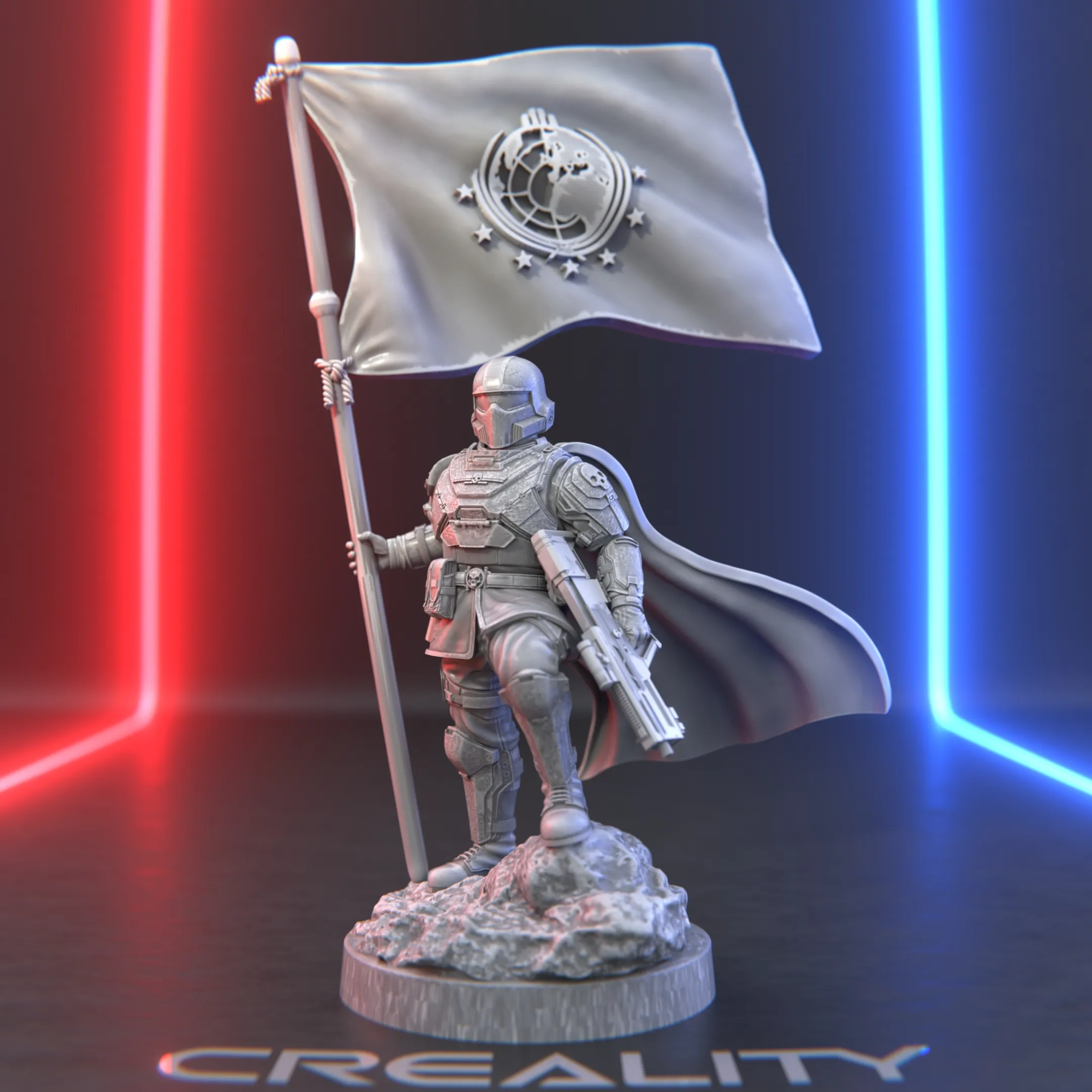 3D Printer Files | 3MF File | "Helldiver Miniature" – Pre-Supported for ...