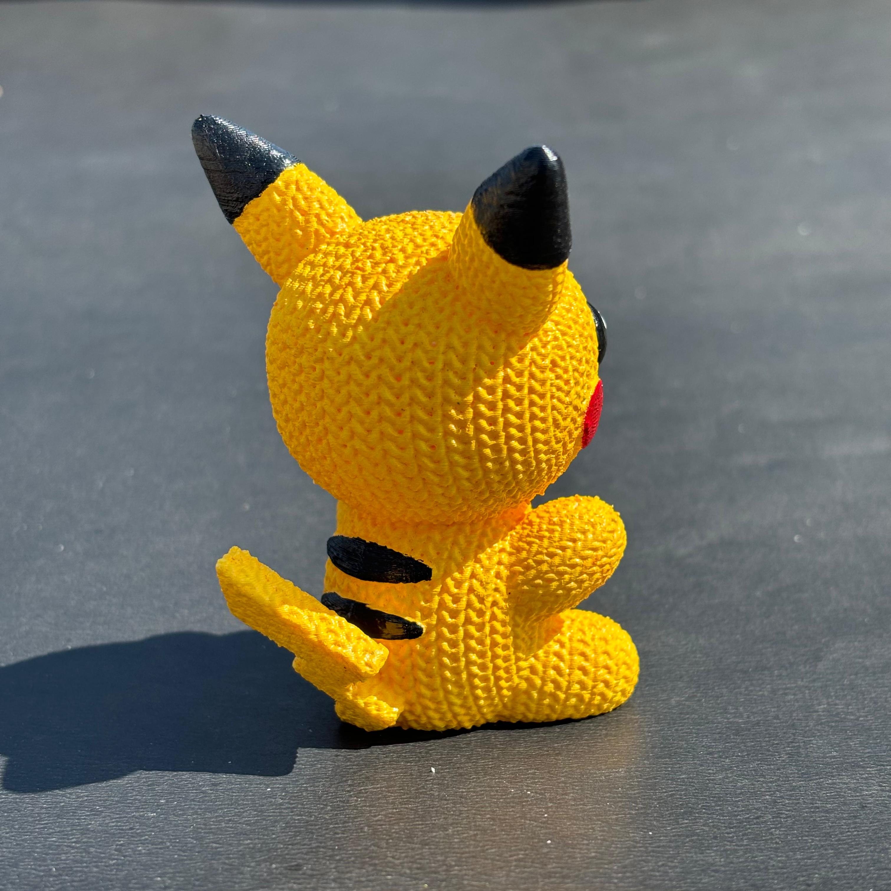 Knitted Pikachu | 3D models download | Creality Cloud