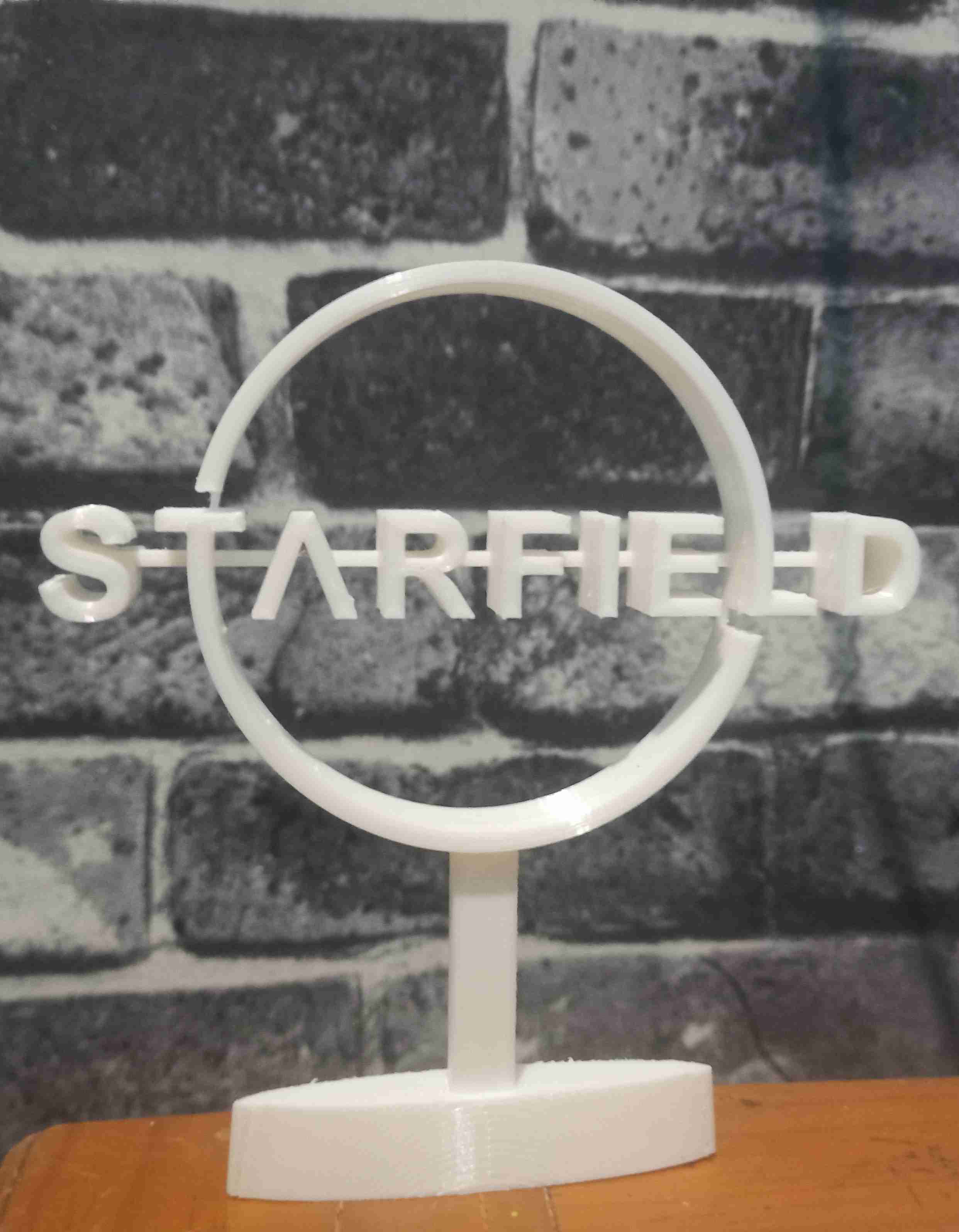 STARFIELD Logo (With base and without base) | 3D models download ...