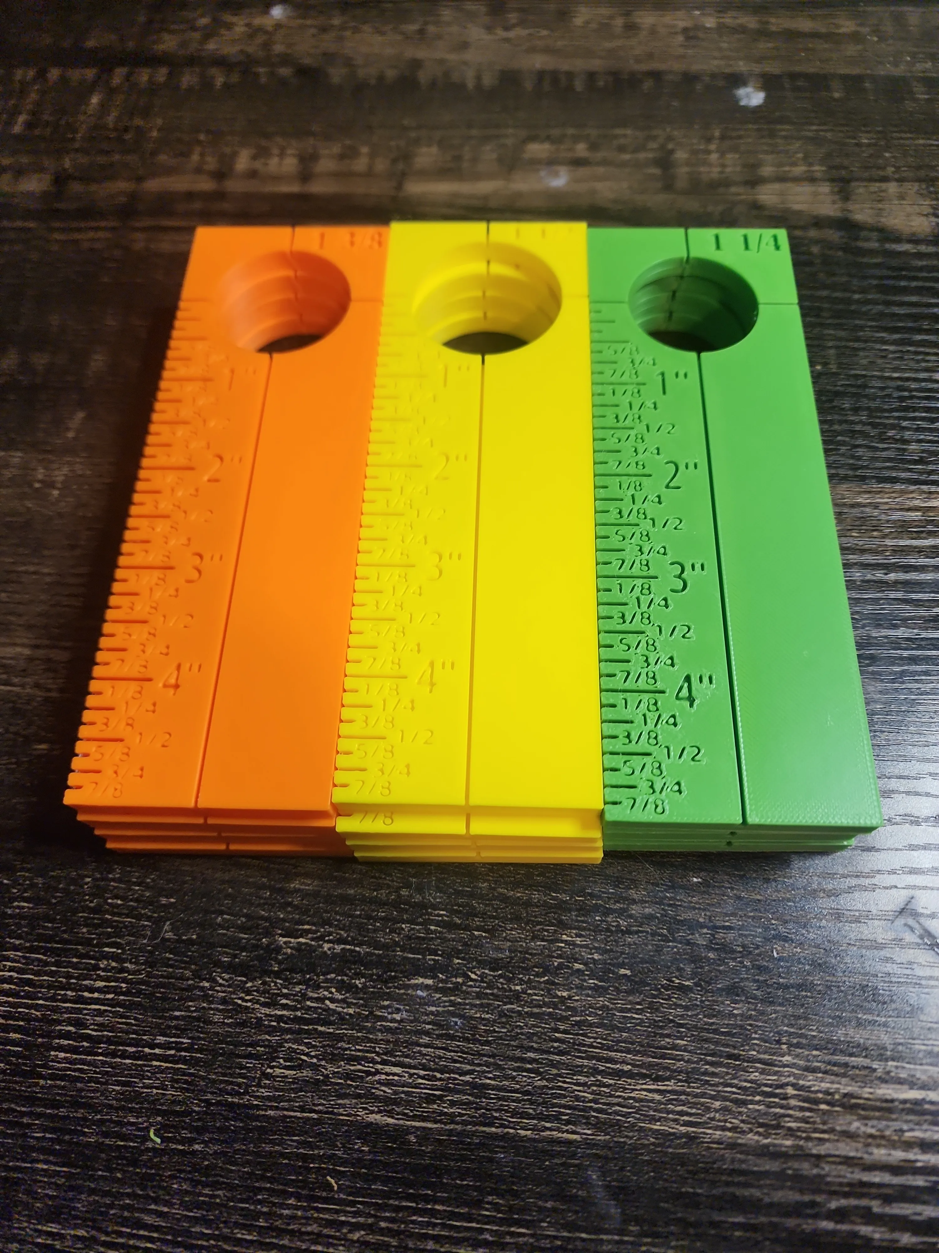 Free Stationery & Learning Tools STL Download - Ruler with drill holeby ...