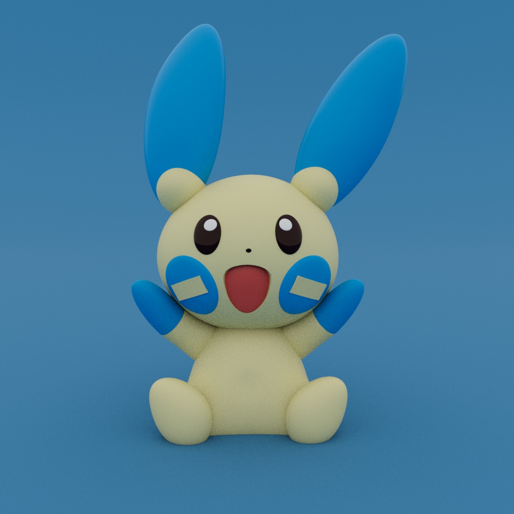Minun - Pokemon | 3D models download | Creality Cloud