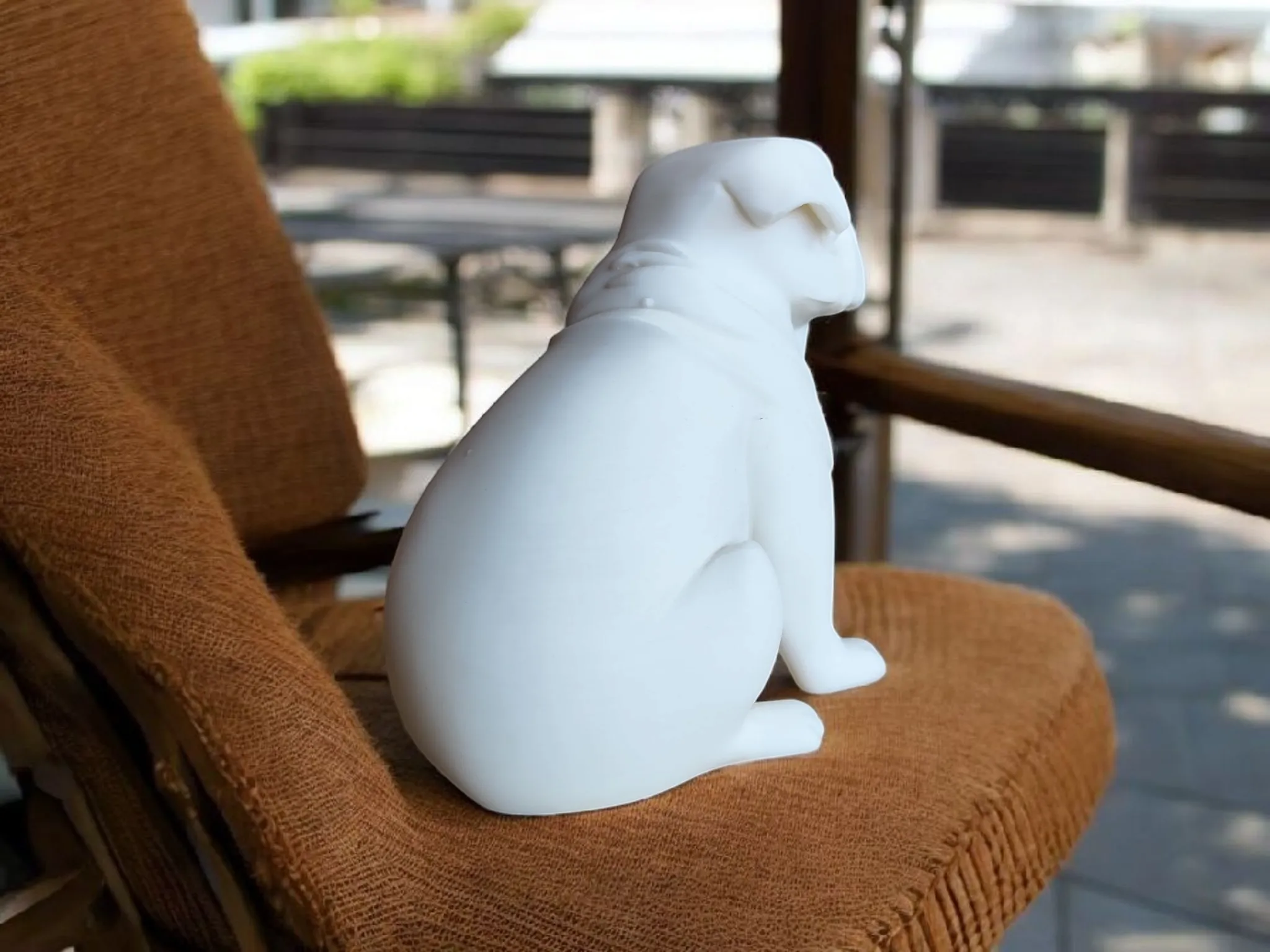 Sculptures & Artworks STL Download - Minimalist Smooth Pug Sculpture ...
