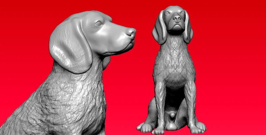 Characters & Creatures STL Download - Dachshund - Cocker Spaniel model ...