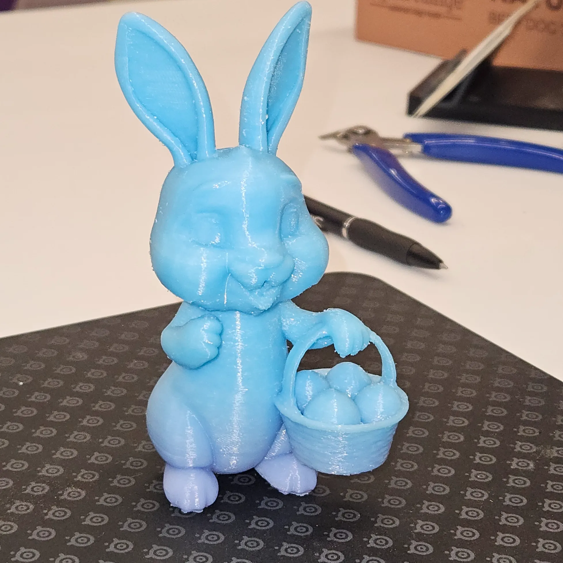 3D Printer Files | 3MF File | Easter Bunny With Basket of Eggs ...