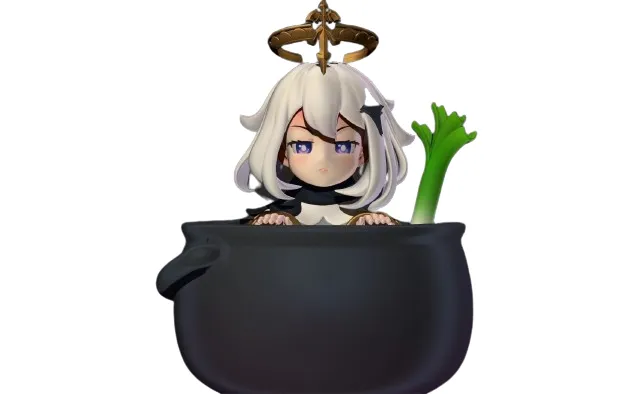 Genshin Impact Paimon V1 STL Collection | 3D models download | Creality ...