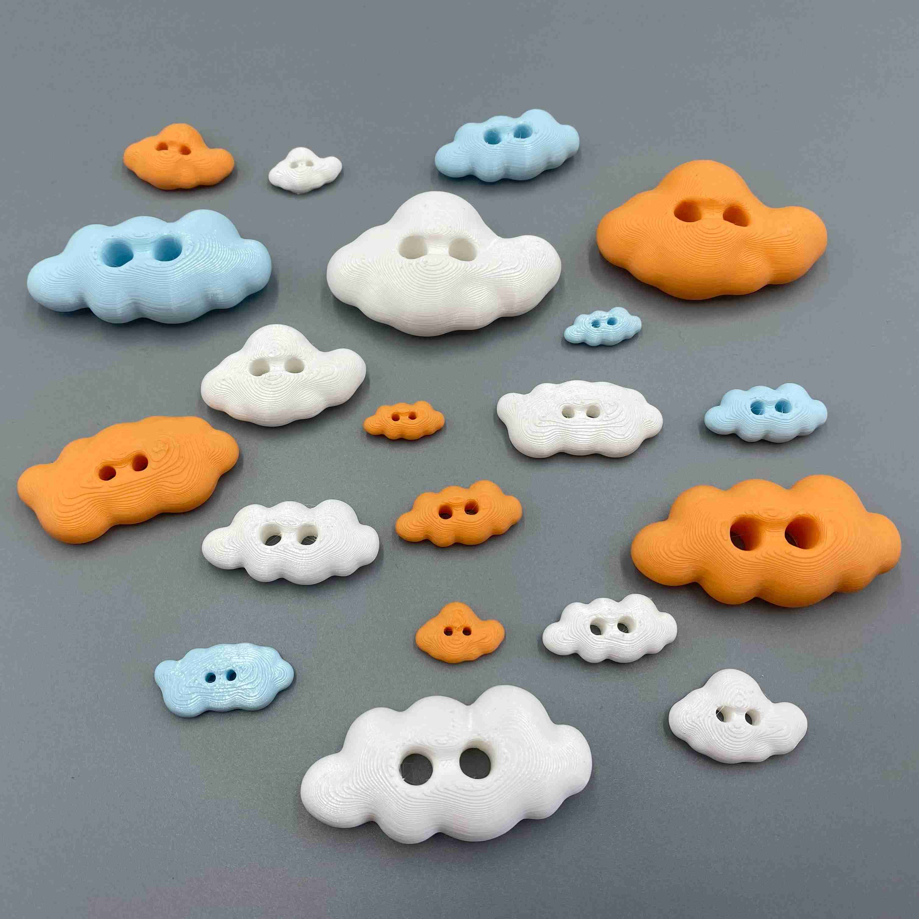 Cloud Button Set | 3D models download | Creality Cloud
