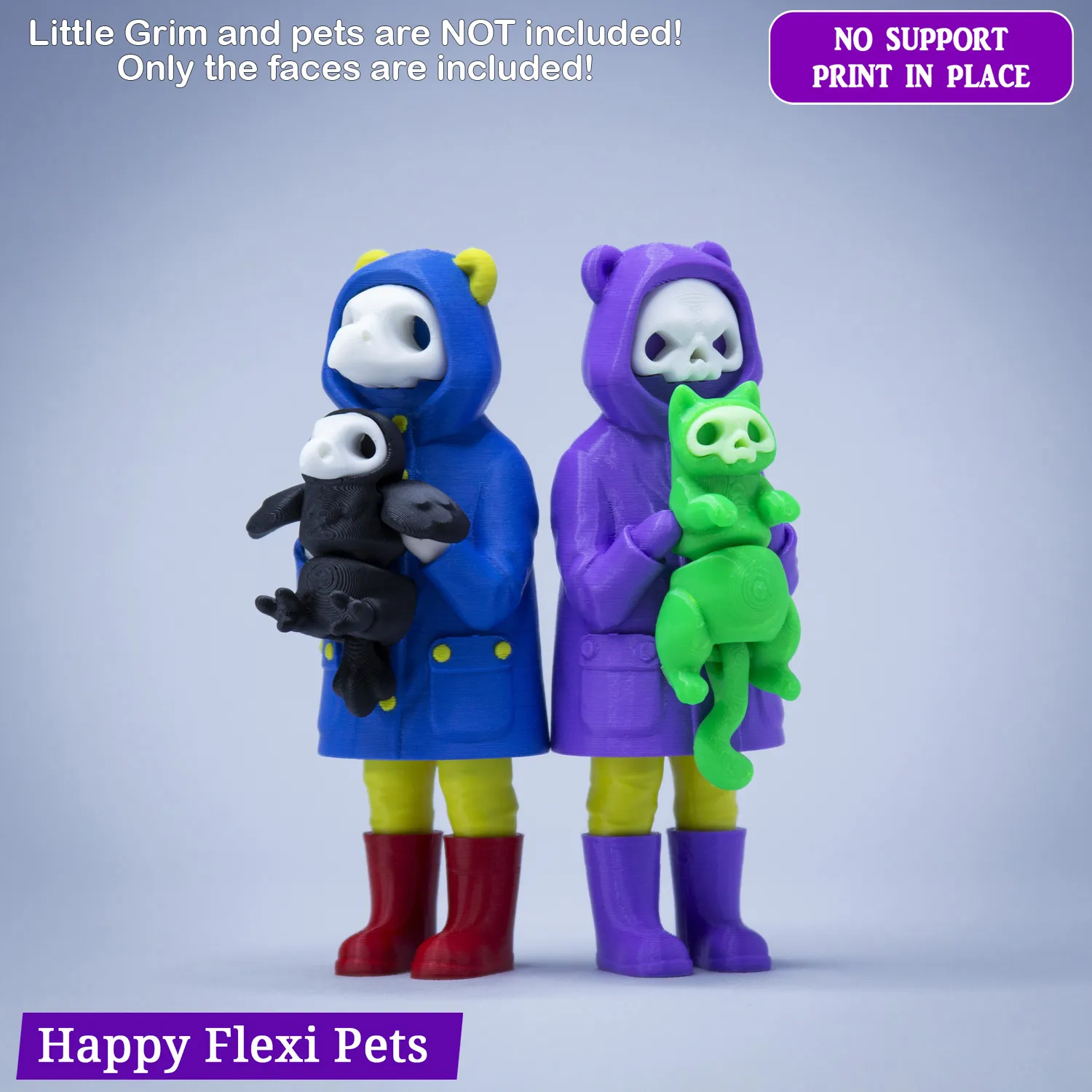 Characters & Creatures STL Download - Little Grim's additional facesby ...