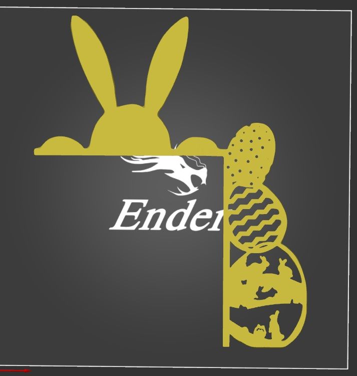 door frame easter rabbit | 3D models download | Creality Cloud