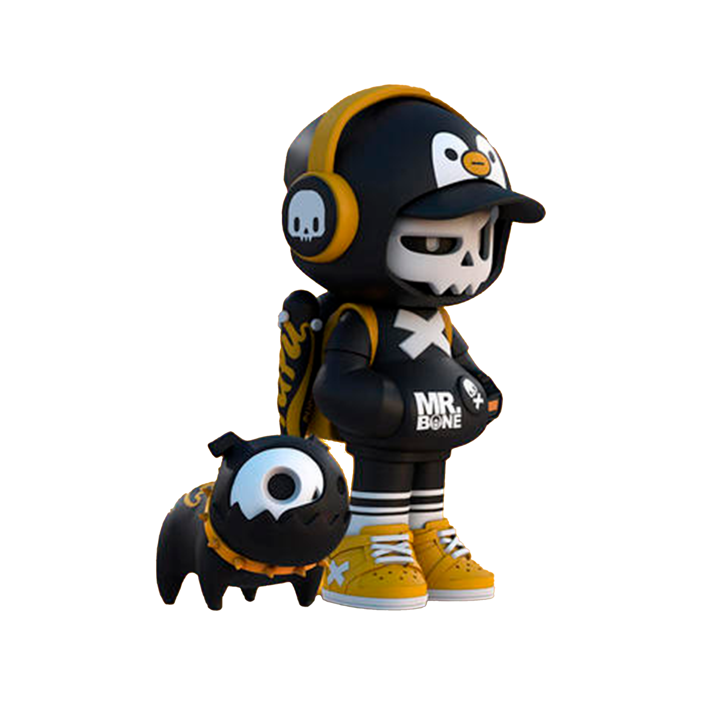 Mr. Bone Skate x Pupu Aliens Art Toy Fan Art | 3D models download ...
