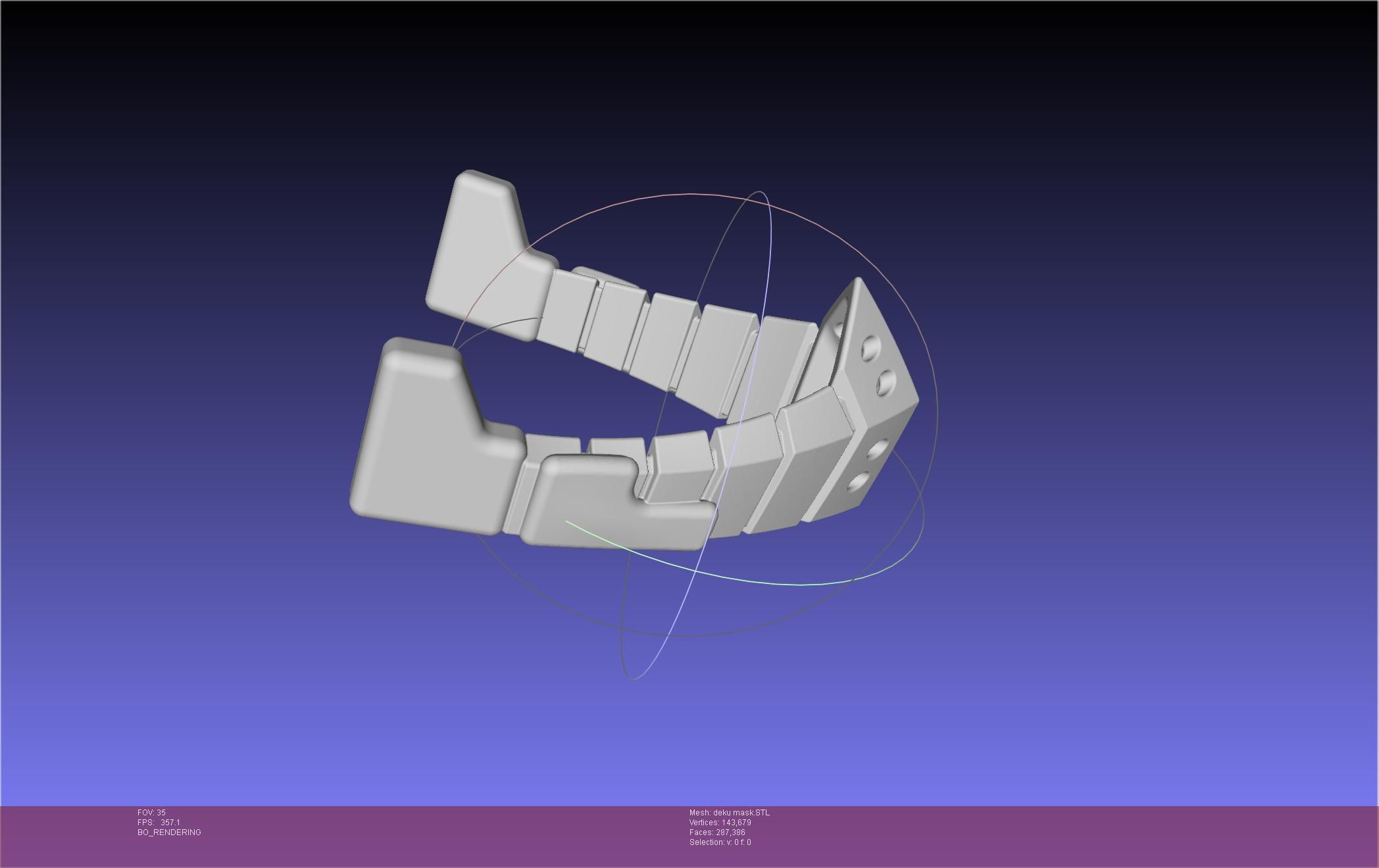 My Hero Academia Deku Mask | 3D models download | Creality Cloud