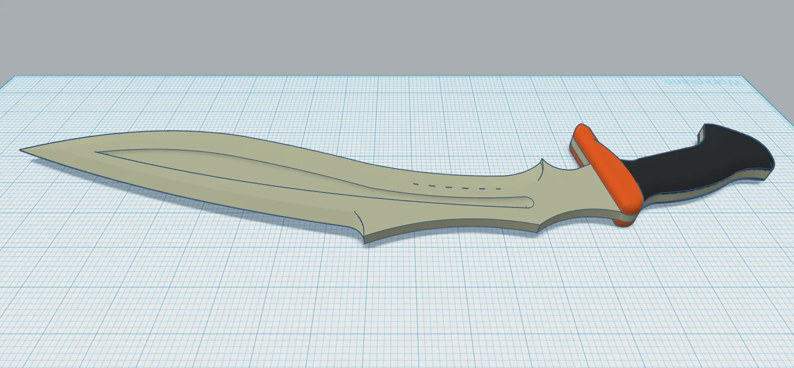 Free Vehicles & Machinery STL Download - 21 Inch Modern Machete ...