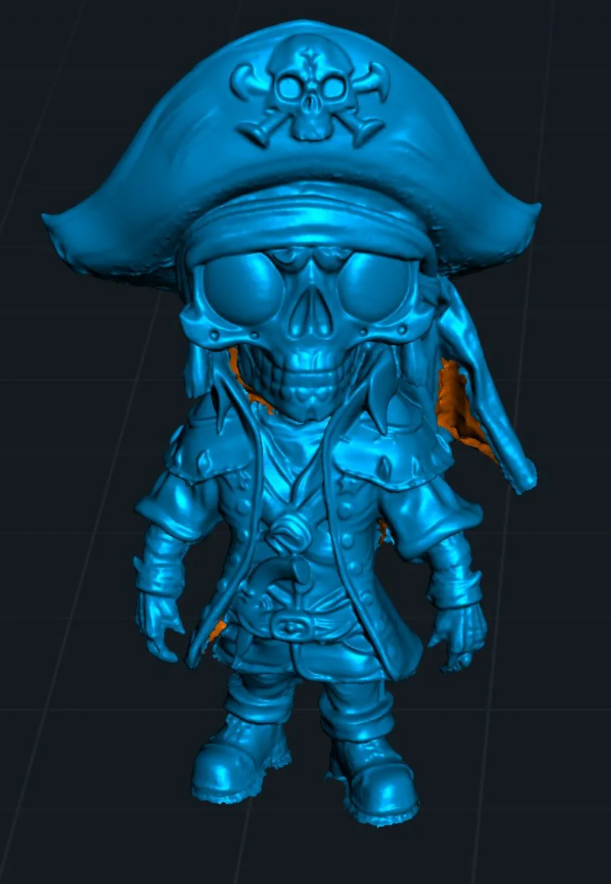 Other STL Download - SCAN - SKELETON SKULLPTURE AI PIRATEby CCHRTB