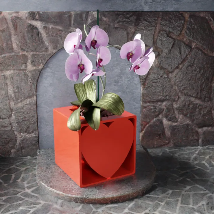 Home Decorations & Ornaments STL Download - Love in a Box Planterby ...