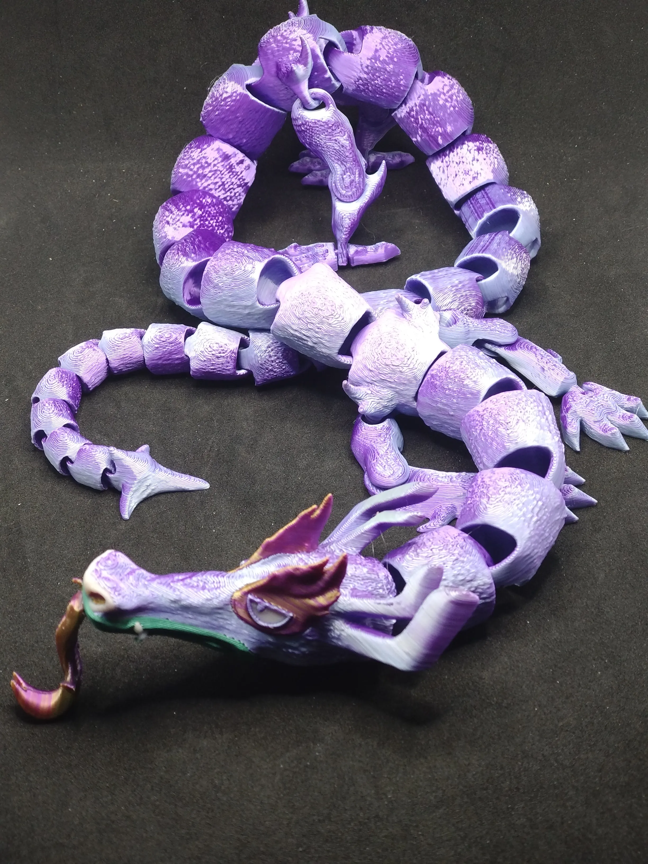 3D Printer Files | 3MF File | Articulated Aku Dragon Toy | Creality Cloud