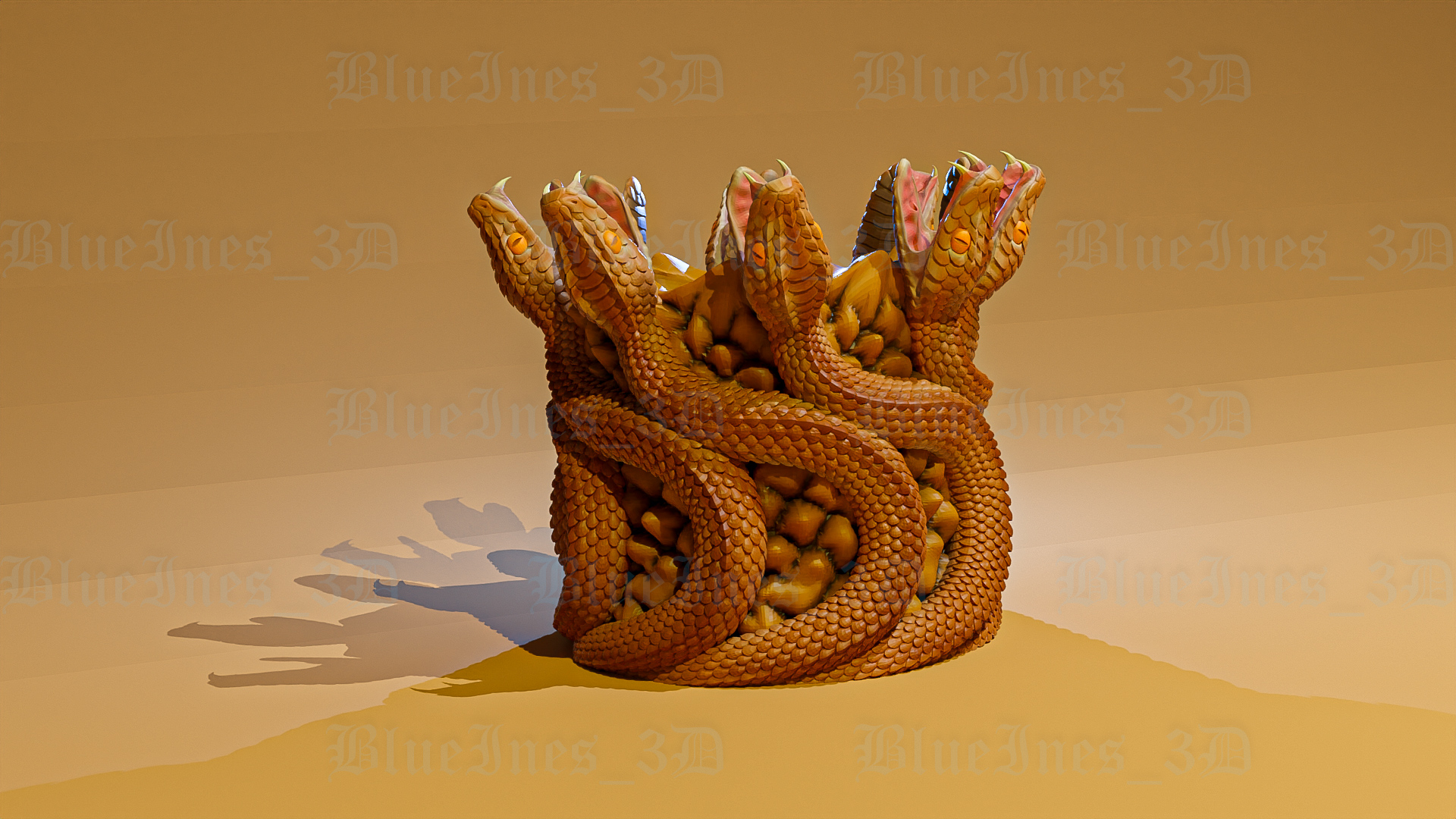 Snake Pen holder | 3D models download | Creality Cloud