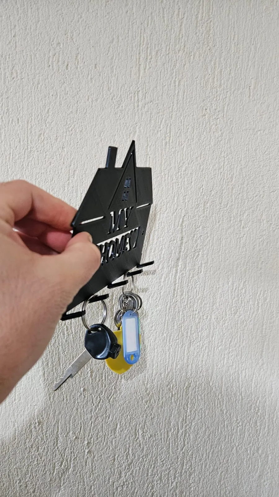 Household STL Descarga - My Home Keychain-Wall Mounted - NFR3D