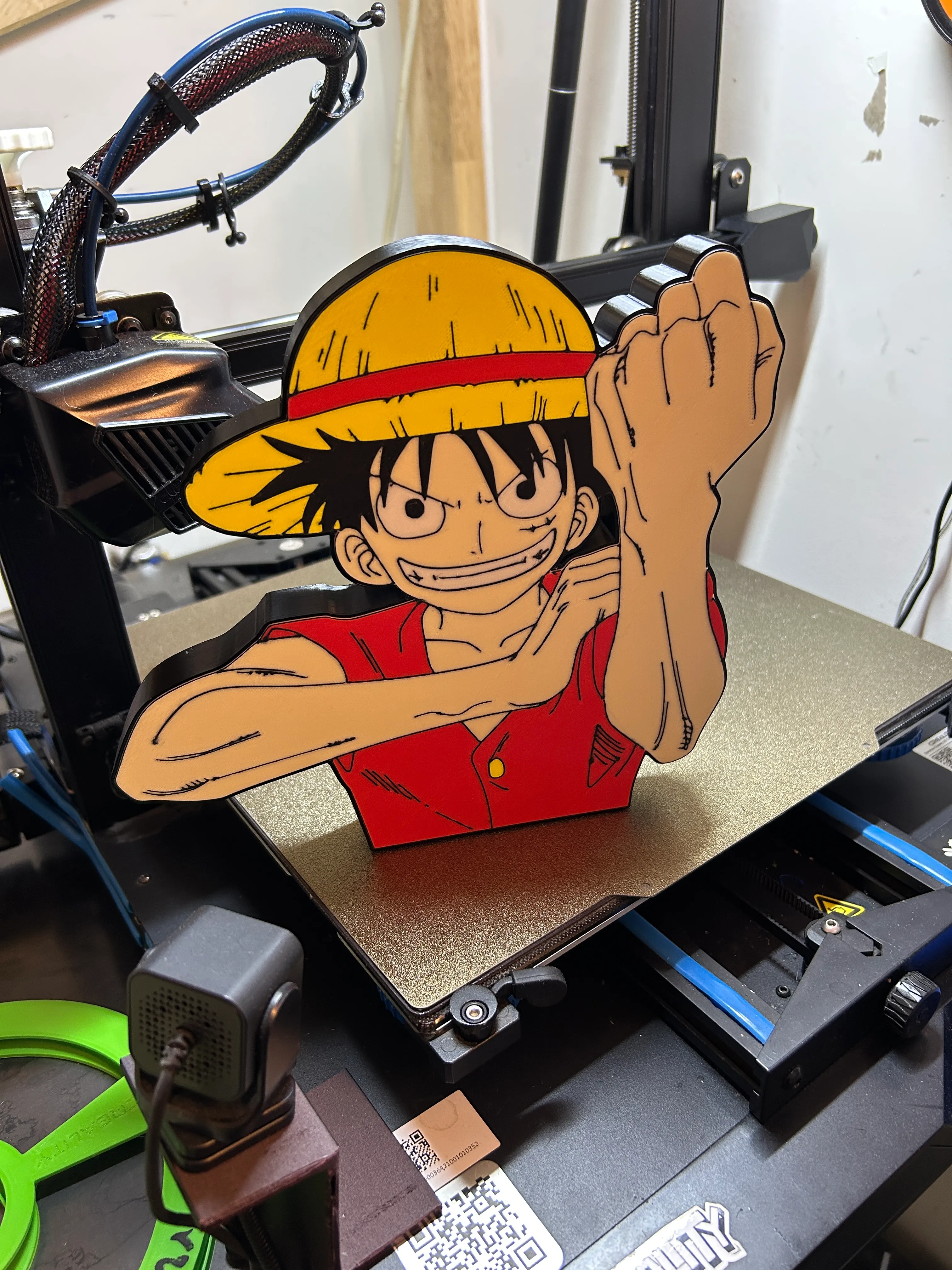 3D Printer Files | 3MF File | LIGHTBOX LUFFY ONE PIECE | Creality Cloud