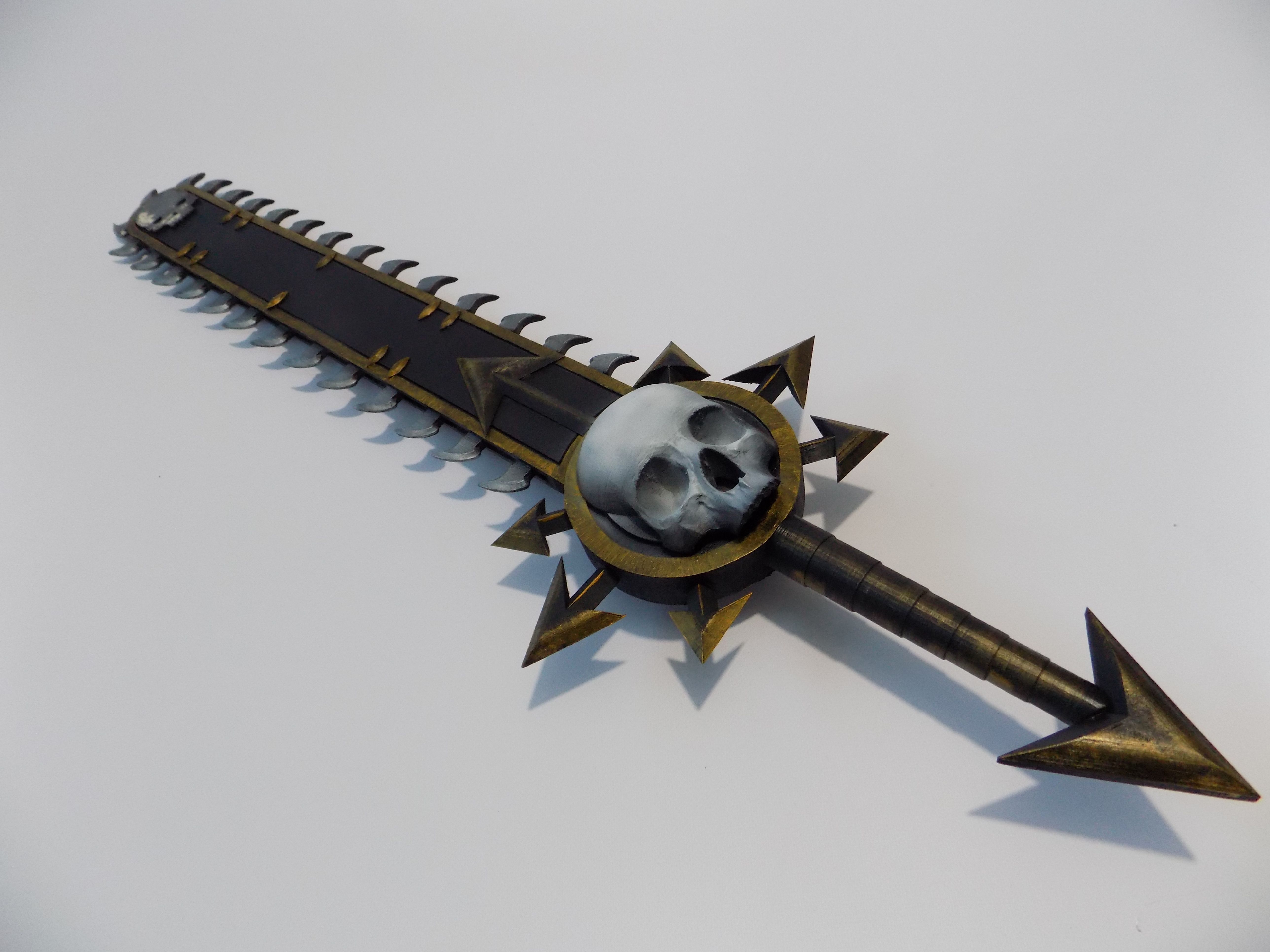 Chain Sword Chaos Warhammer | 3D models download | Creality Cloud